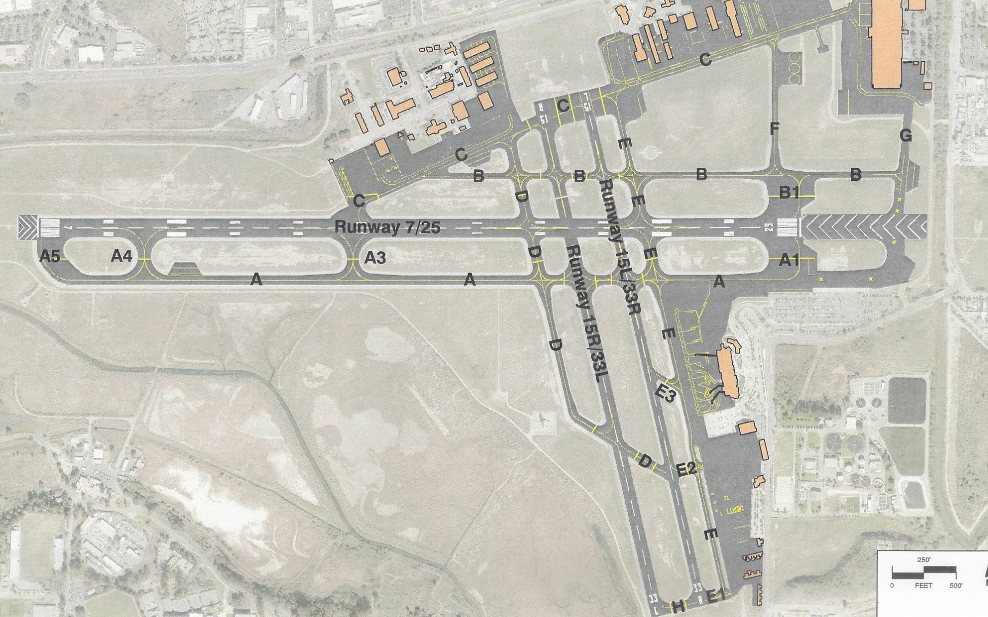 Santa Barbara Airport (KSBA) taxiways renamed on June 2024 - General X ...